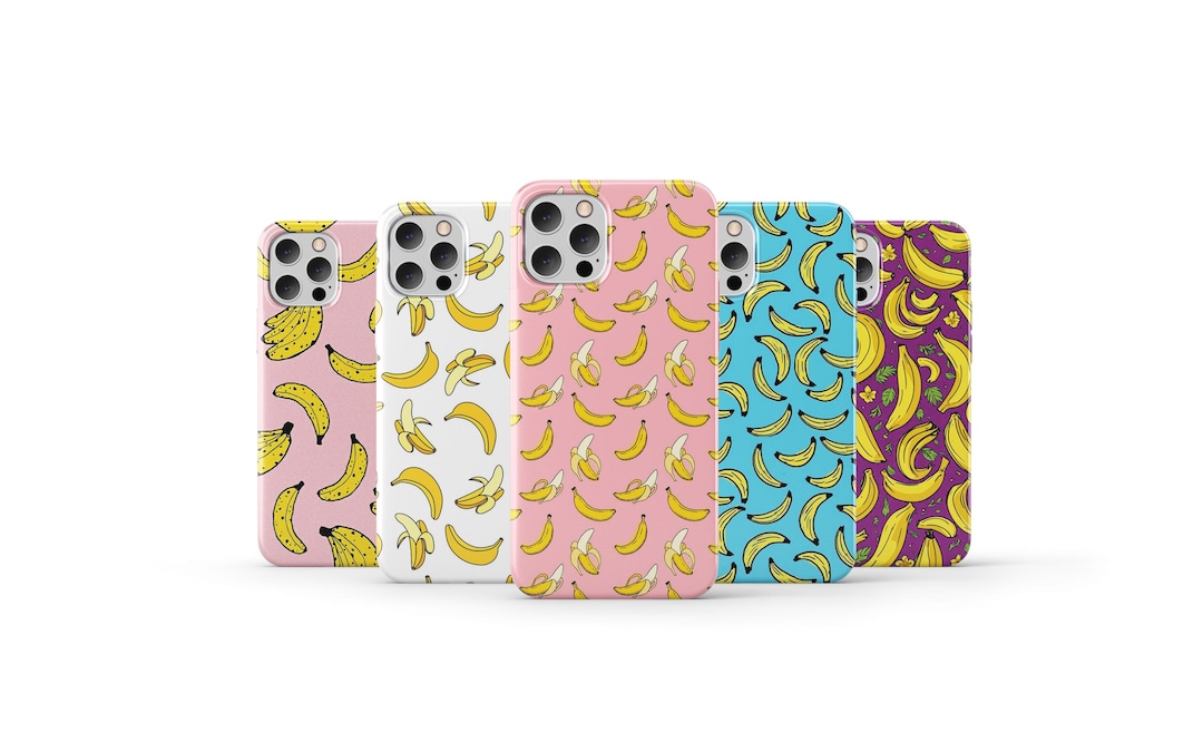 Banana Phone Case Aesthetic Cute Fruits Phone Cover for iPhone 16 Pro ...