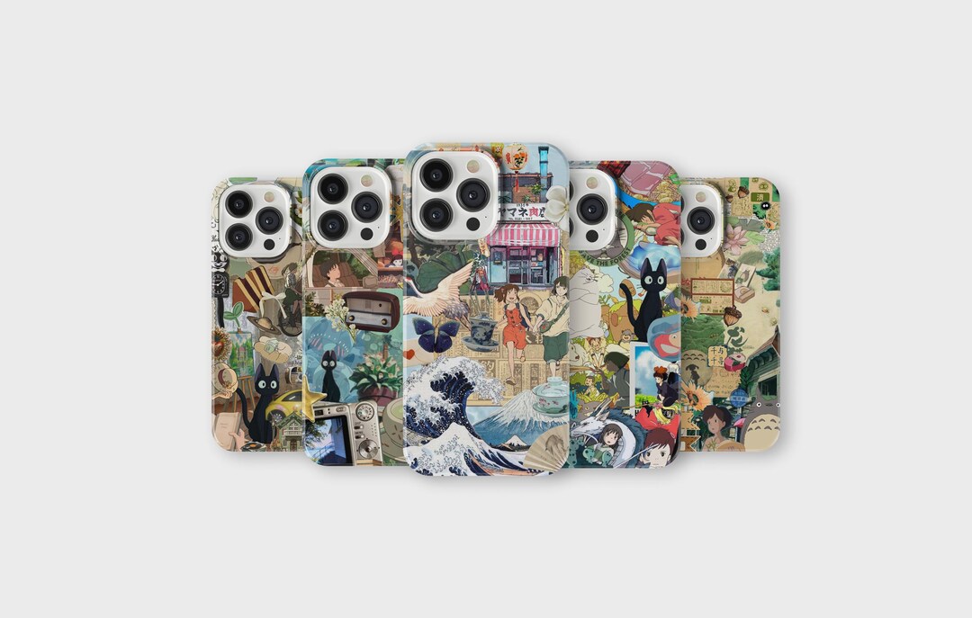 Japanese Mood Board Phone Case Aesthetic Anime Phone Cover for iPhone ...