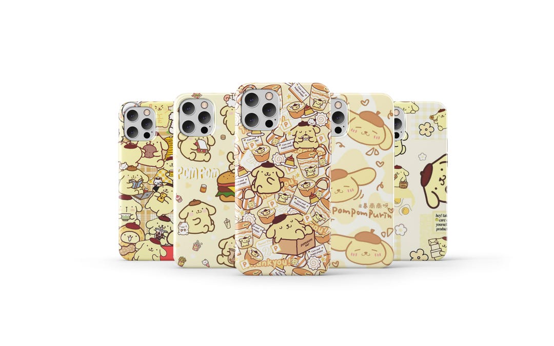 Pompompurin Phone Case Phone Case Kawaii Cute Phone Cover for iPhone 16 ...