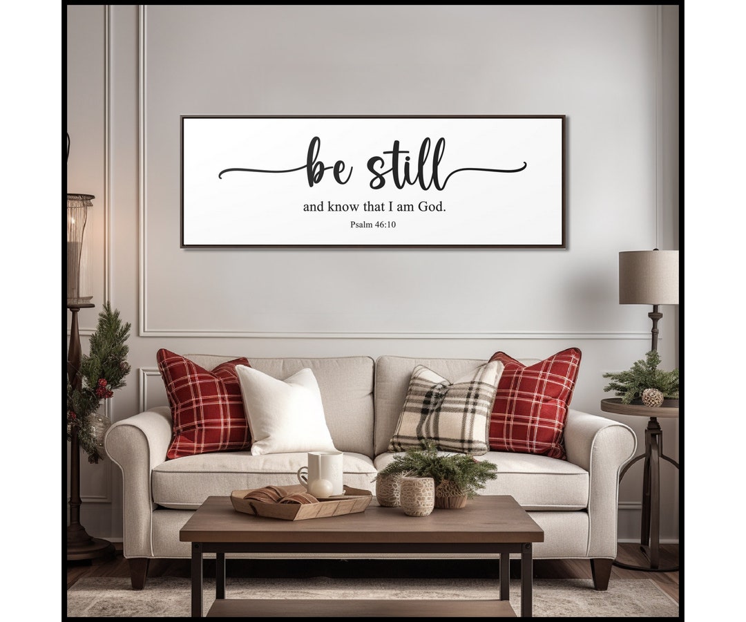 Be Still My Soul Canvas Wrap Be Still Scripture Canvas Inspirational ...