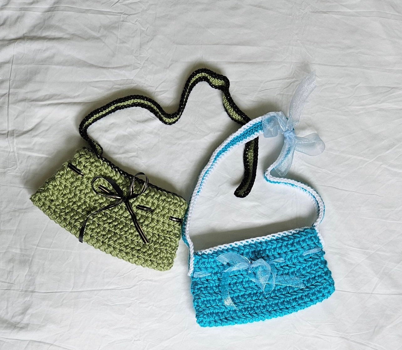 Cute Bow Bag Crochet Pattern, Beginner Friendly (PDF) - Etsy