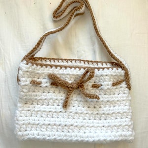 Crochet Cute Bow Bag I Handmade Crochet I Totebag I Crochet Tote ...