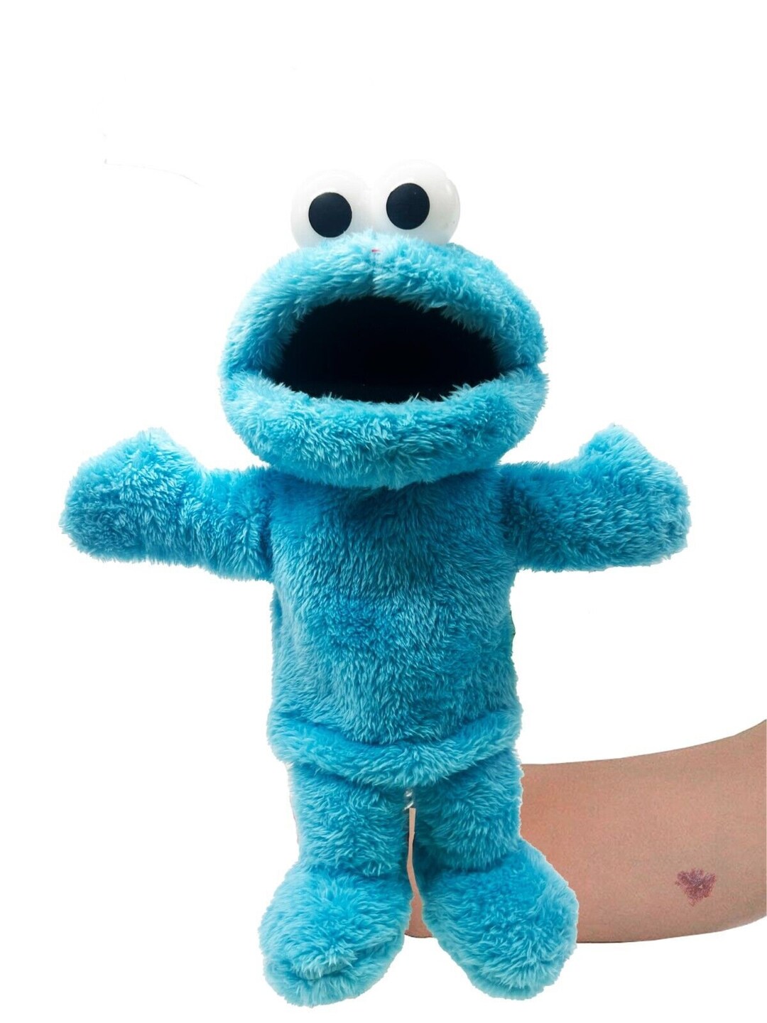Sesame Street Cookie Monster,soft Perfect Quality Hand Puppets 13'' - Etsy