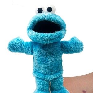 Sesame Street Cookie Monster,soft Perfect Quality Hand Puppets 13'' - Etsy
