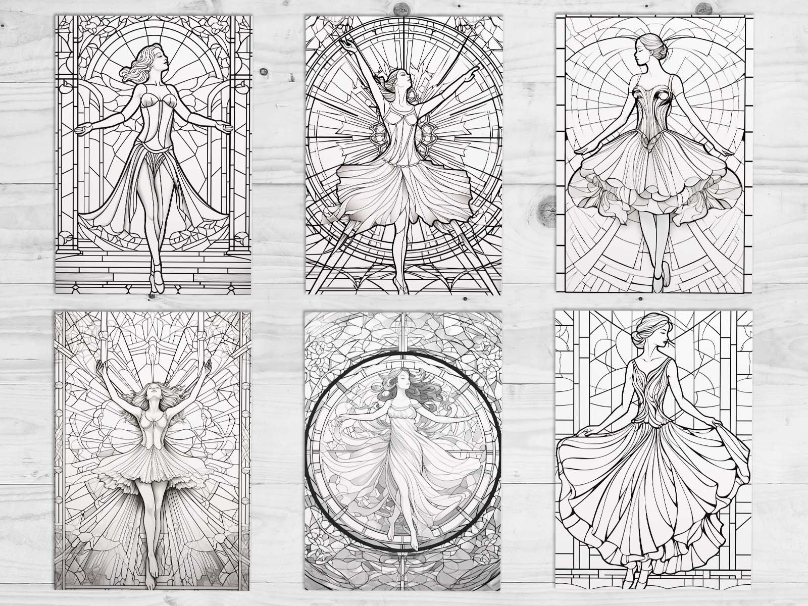 14 Ballerina Coloring Pages, Printable Ballet Art, Dance Coloring Book ...
