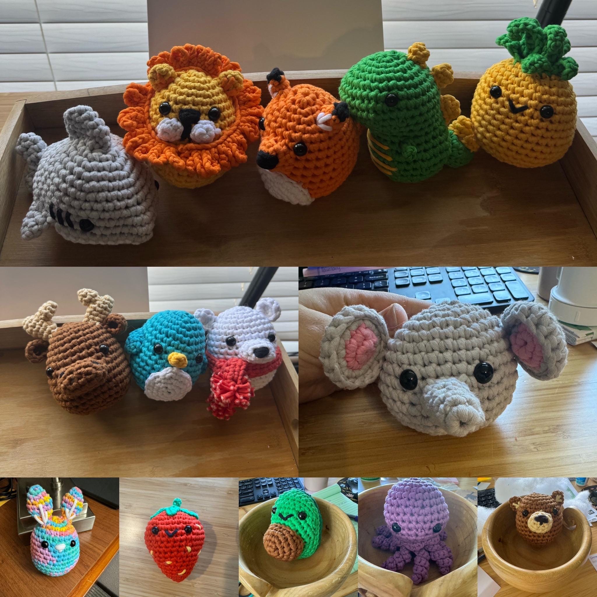 Completed Woobles Adorable Amigurumi Animals - Etsy