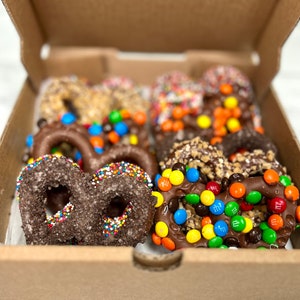 Gourmet Chocolate Covered Pretzel Assortment - Etsy