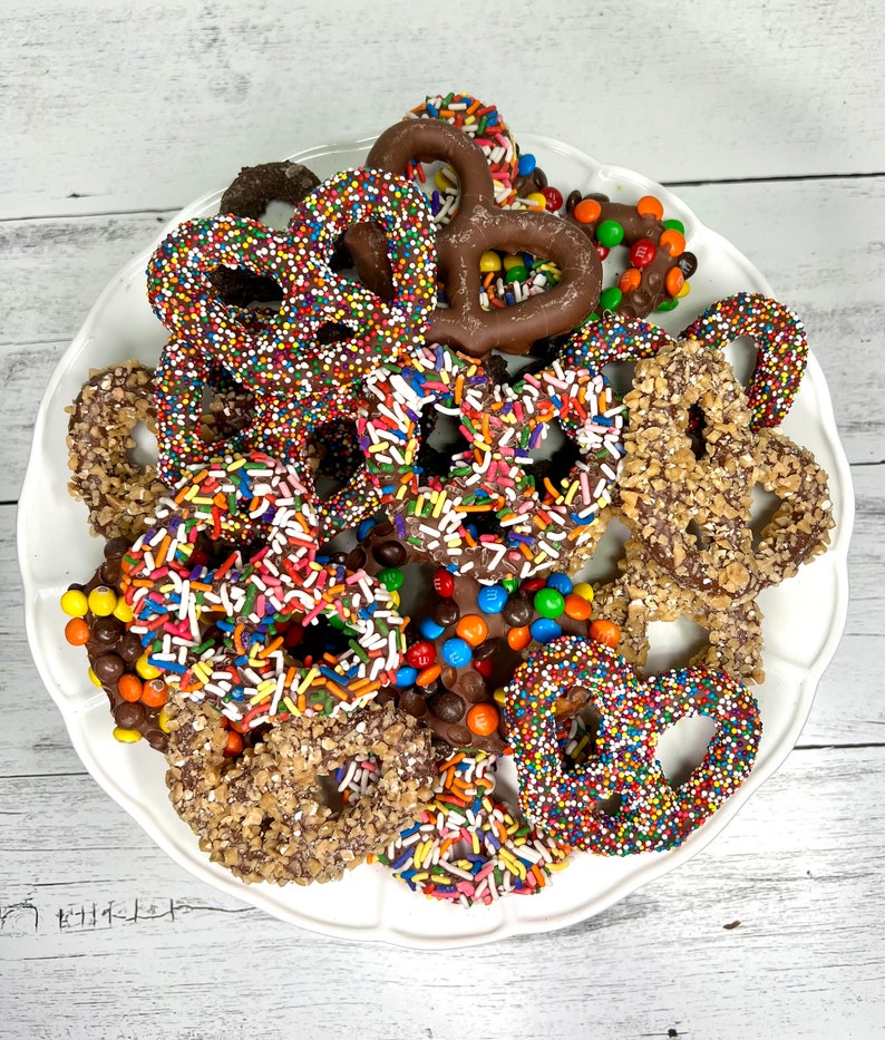 Gourmet Chocolate Covered Pretzel Assortment - Etsy
