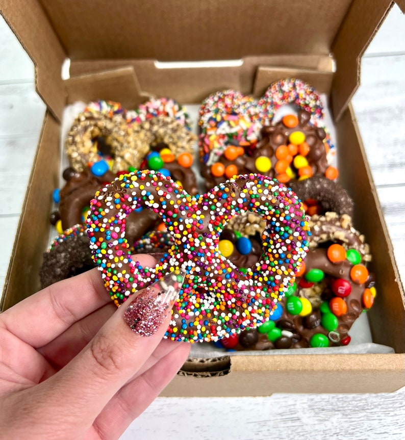 Gourmet Chocolate Covered Pretzel Assortment - Etsy