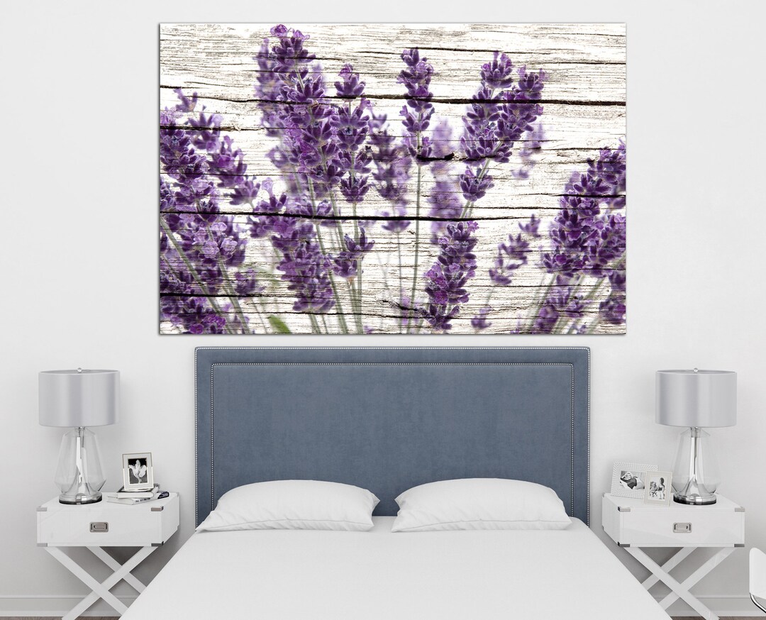 Lavender Canvas Wall Art French Country Decor Plant Lover Gift Lavender ...