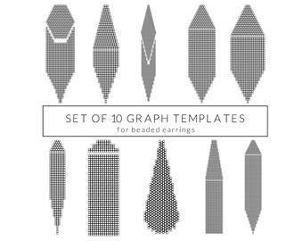 Bead Template, Beading Graph, Blank Template, Paper Graph Pattern ...