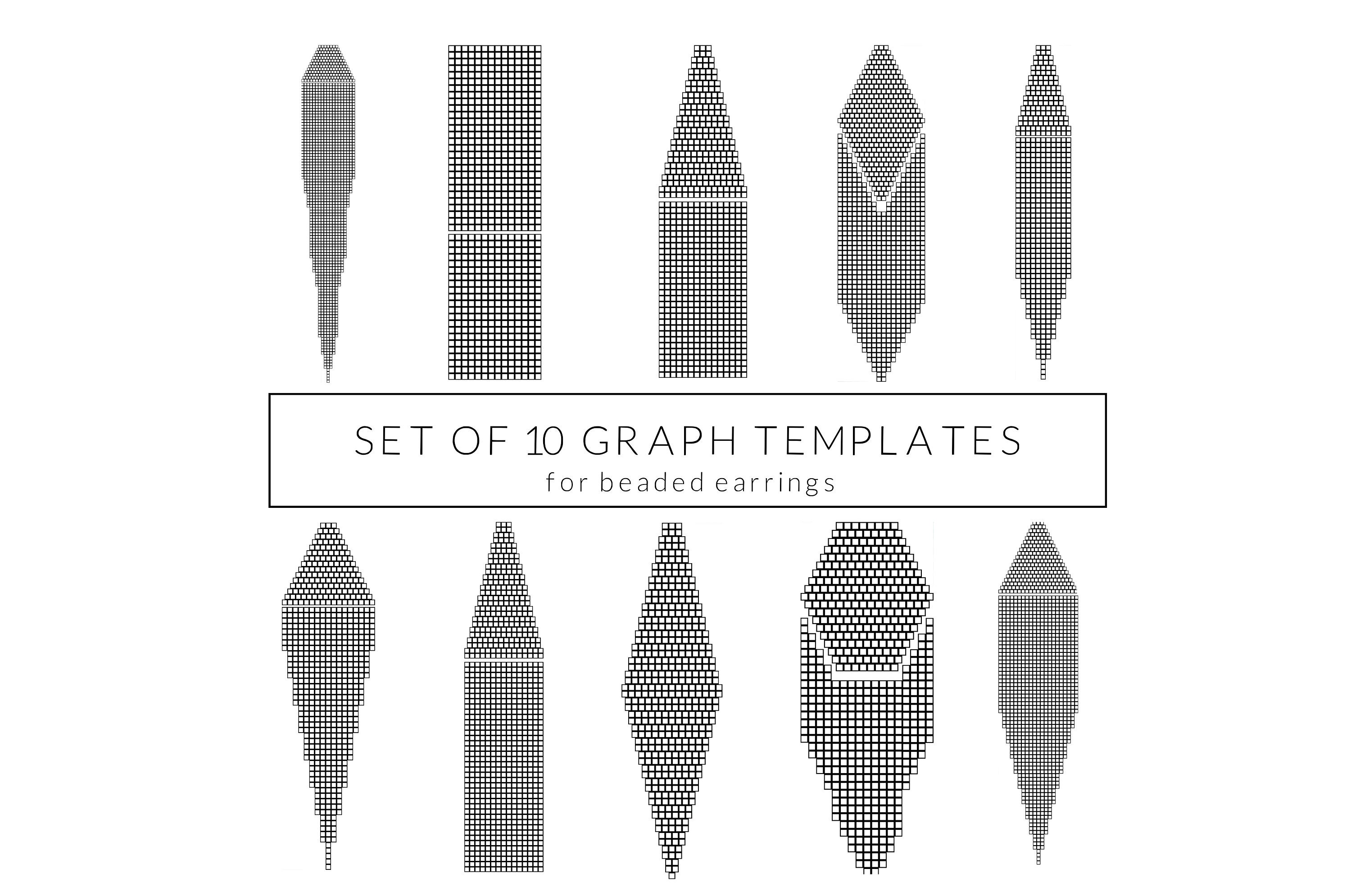 Bead Template, Beading Graph, Blank Template, Paper Graph Pattern ...