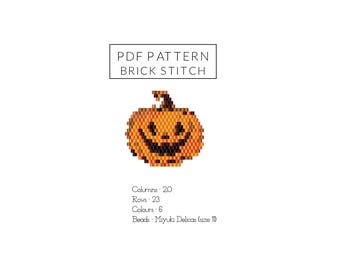 Beaded Zombie, Halloween, Brick Stitch Pattern, Instant Dowload ...