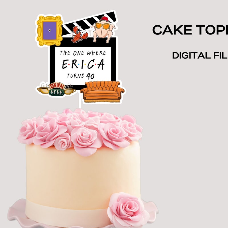 Friends Cake Topper - Etsy