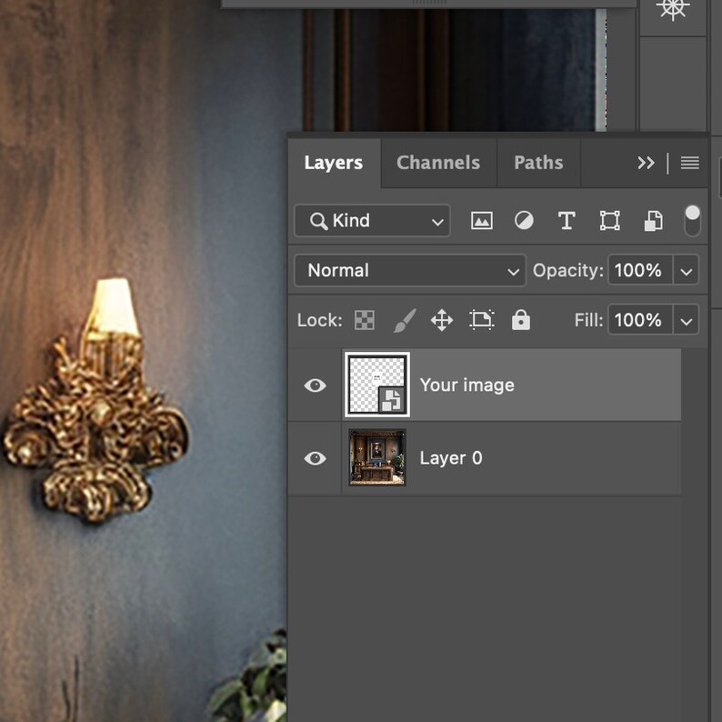 President Office Frame Mockups 4 Pcs. | Classic Style Office Mock up ...