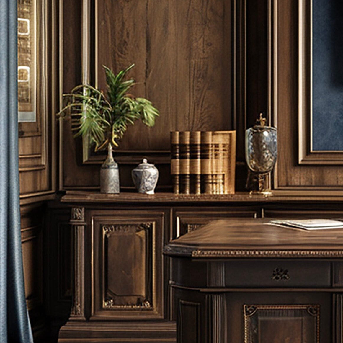 President Office Frame Mockups 4 Pcs. | Classic Style Office Mock up ...