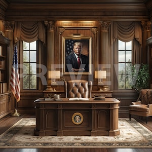 President Office Frame Mockups 4 Pcs. | Classic Style Office Mock up ...