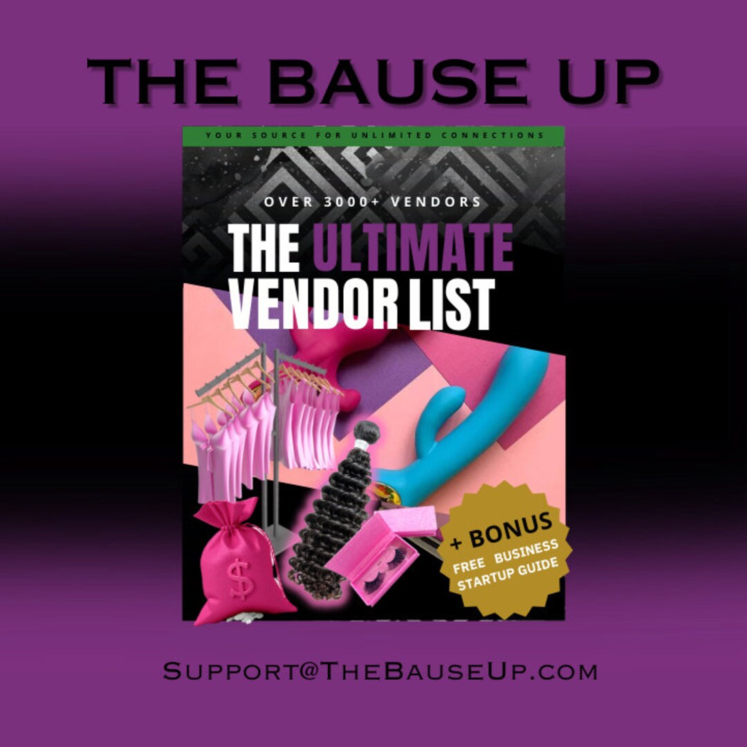 The ULTIMATE VENDOR LIST Over 3000 Vendors - Etsy