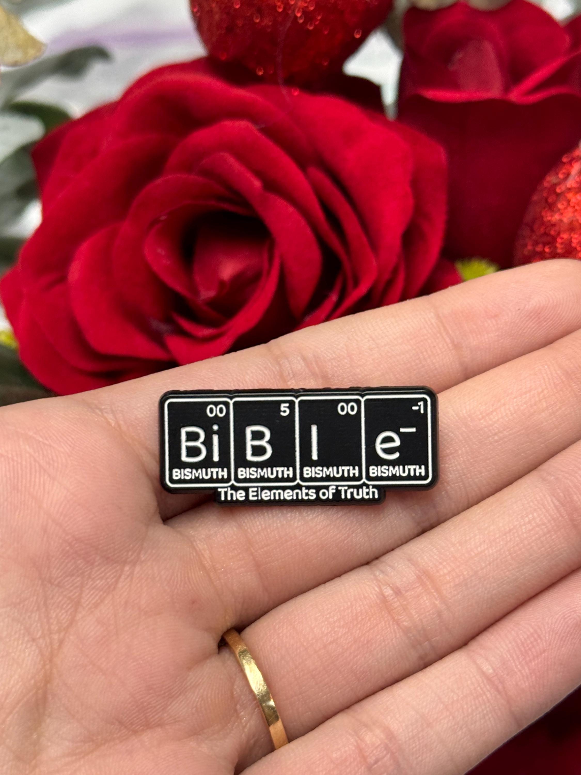 Bible Periodic Table Enamel Pin: "elements of Truth" Christian Badge - Etsy