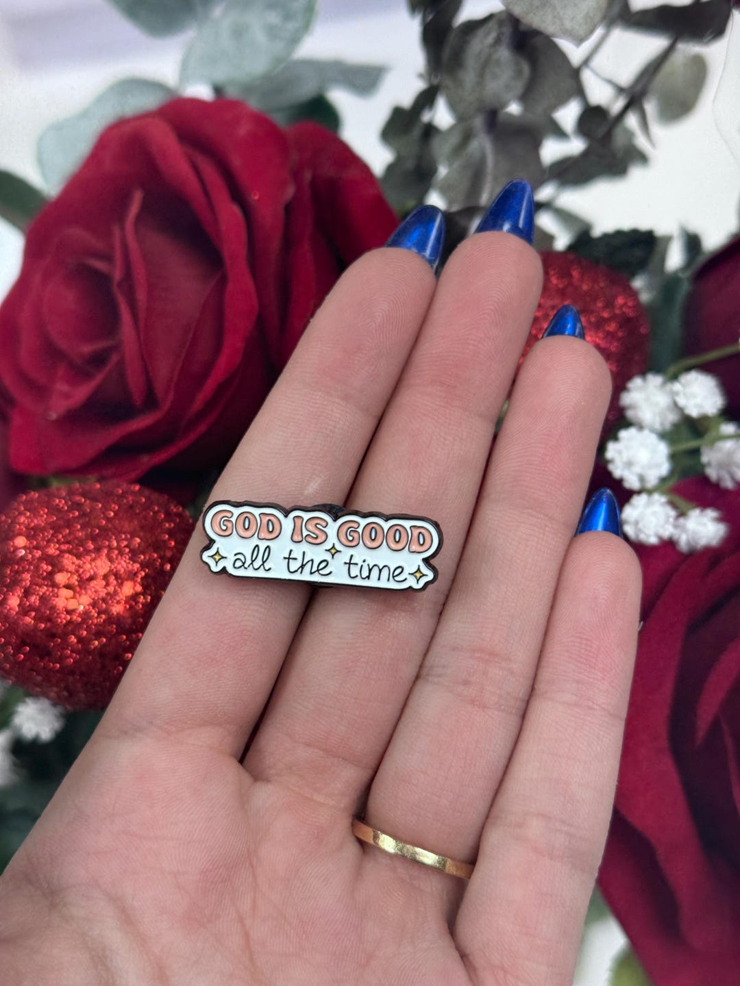God is Good Enamel Pin: Faith-inspired Lapel Badge - Etsy