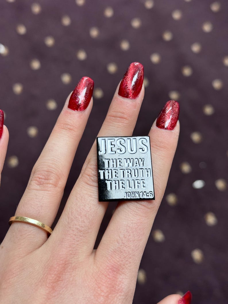Jesus Pin | Bible Pin | Religious Pin | Christian Gift | John 14:6 Pin ...