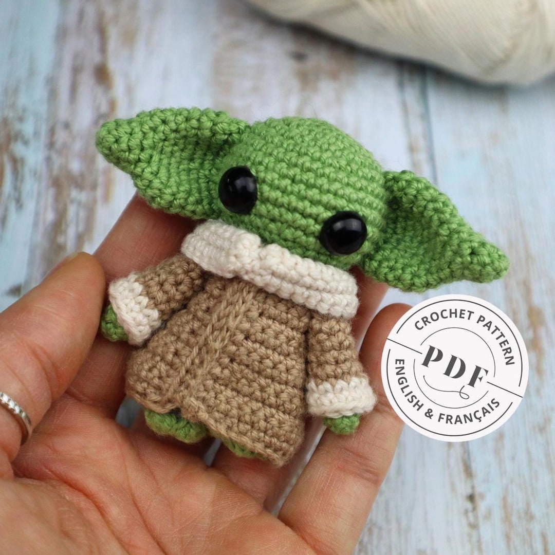 Grogu (baby Yoda, Mandalorian) Crochet Pattern. DIY Doll. PDF Tutorial ...