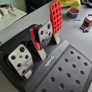 Logitech G29/G920/G923 Adjustable Pedal Extension Mount Sim Racing Mod ...