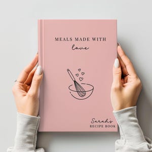 Personalized Recipe Book Custom Cookbook Personalized Name Recipe Book ...