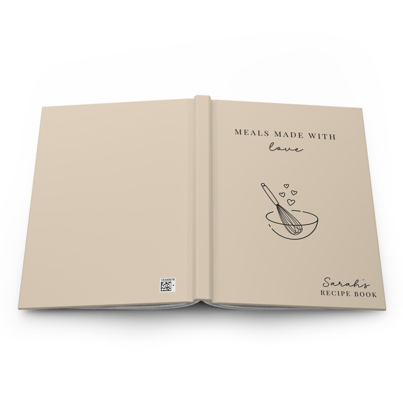 Personalized Recipe Book Custom Cookbook Personalized Name Recipe Book ...