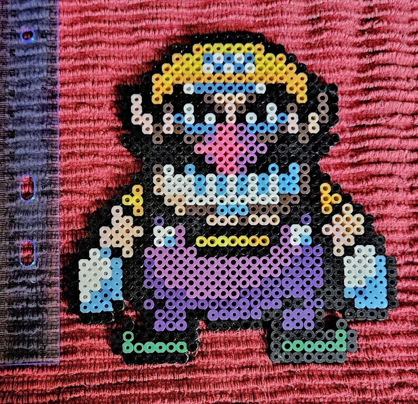 Wario Perler Magnet - Etsy
