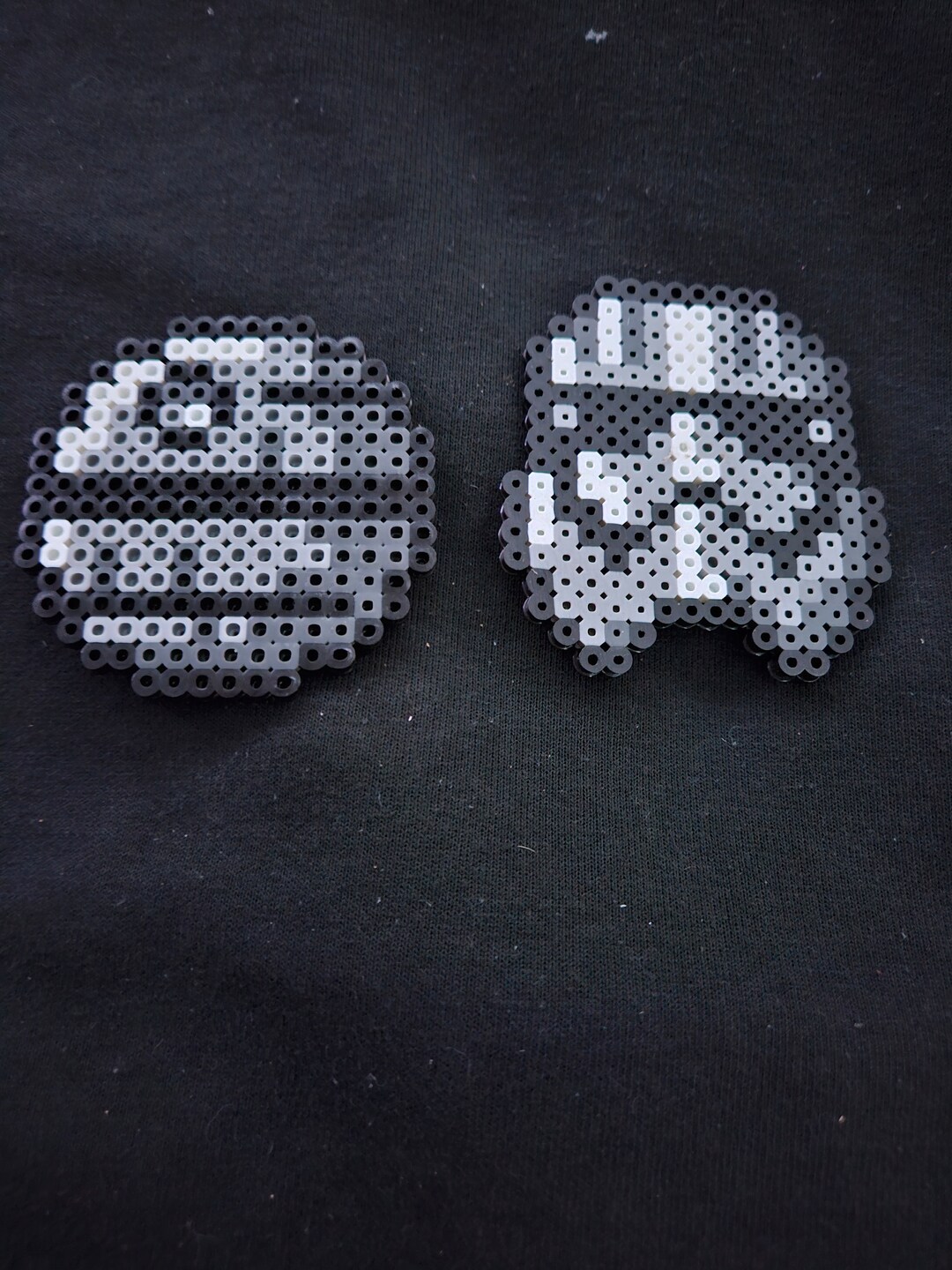 Set of 2- Death Star and Stormtrooper Perler Magnets. - Etsy