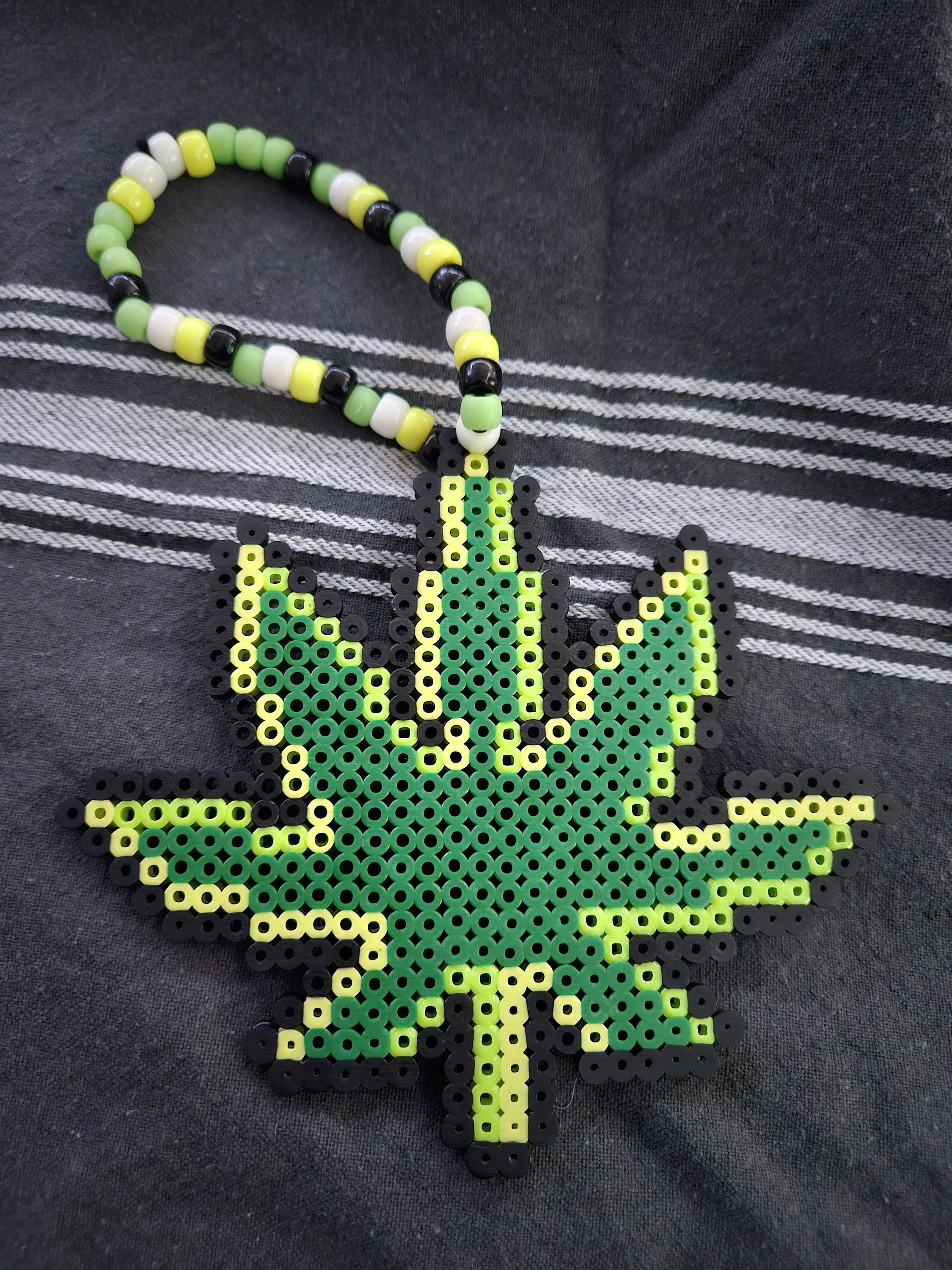 Weed Leaf Perler With Beads - Etsy