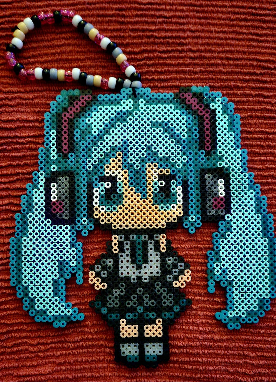 Hatsune Miku Perler With Beads - Etsy