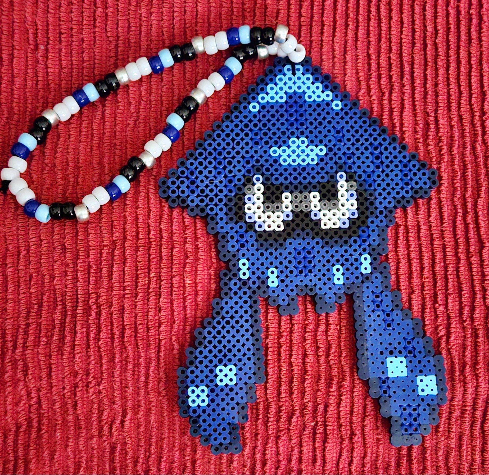 Splatoon (blue Squid) Perler With Beads - Etsy