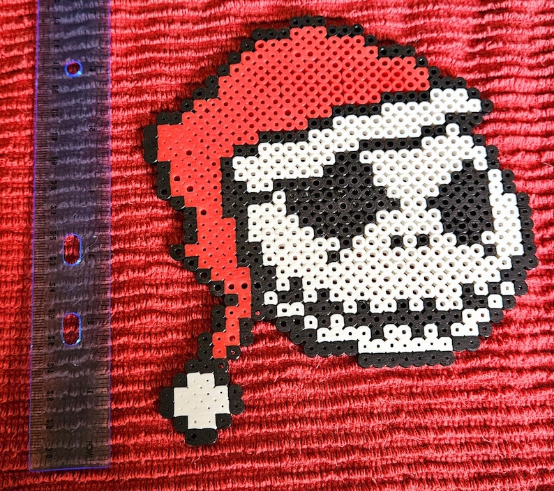 Santa Jack Perler Magnet - Etsy