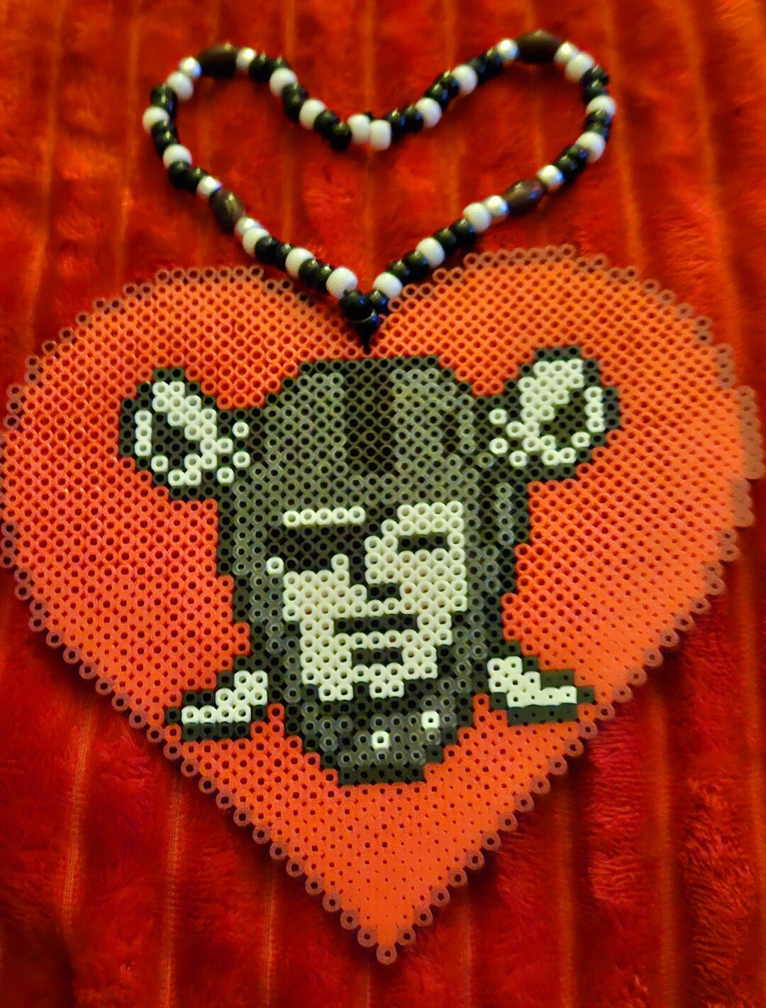 Las Vegas Raiders Logo Valentine Edition Perler With Beads - Etsy