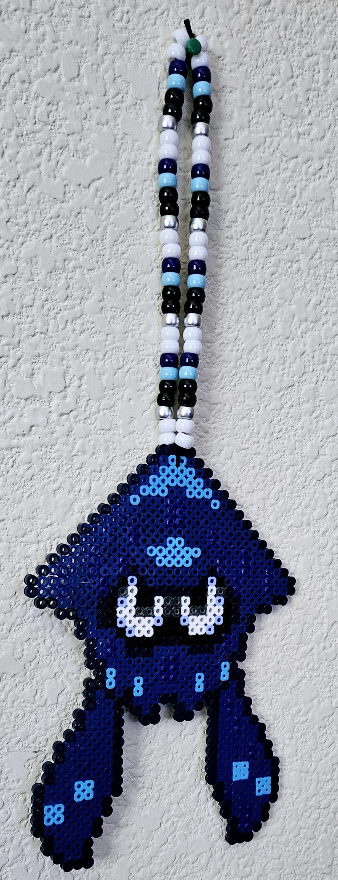 Splatoon (blue Squid) Perler With Beads - Etsy