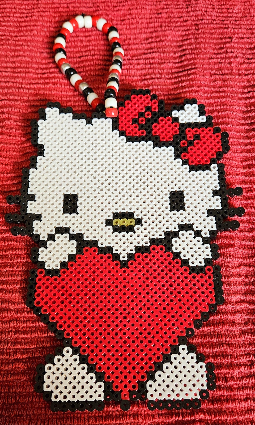 Valentine's Hello Kitty Perler With Beads. - Etsy