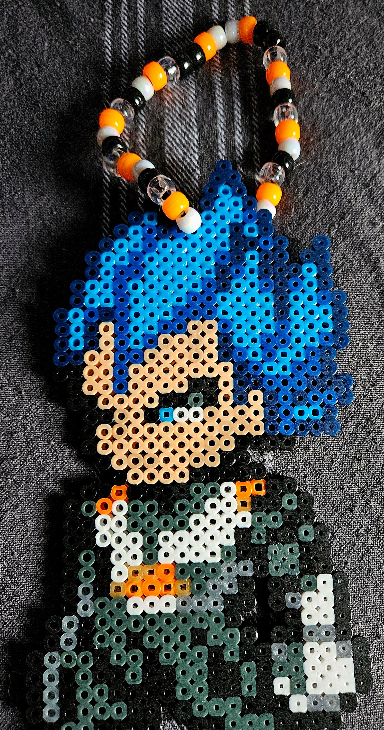 Vegeta DBZ Perler With Beads - Etsy