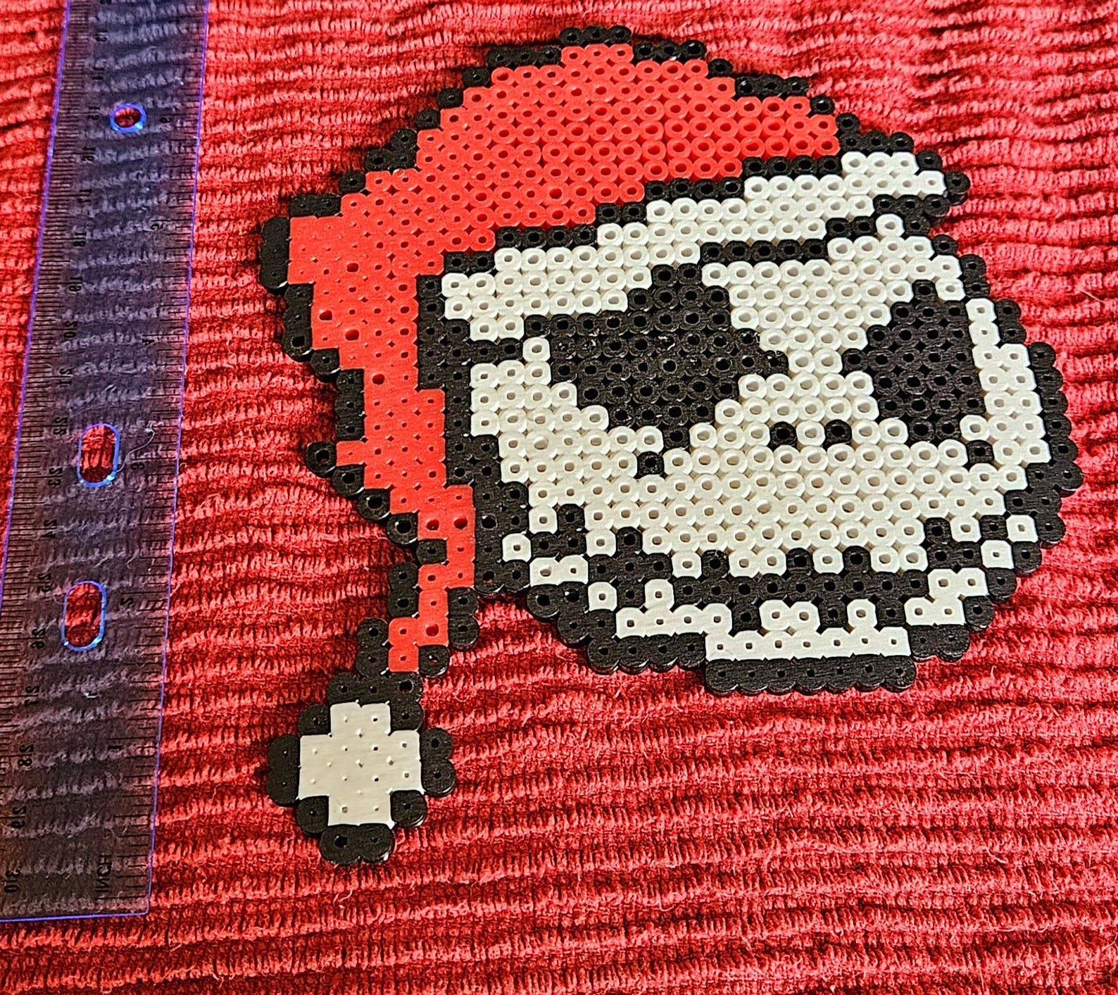 Santa Jack Perler Magnet - Etsy