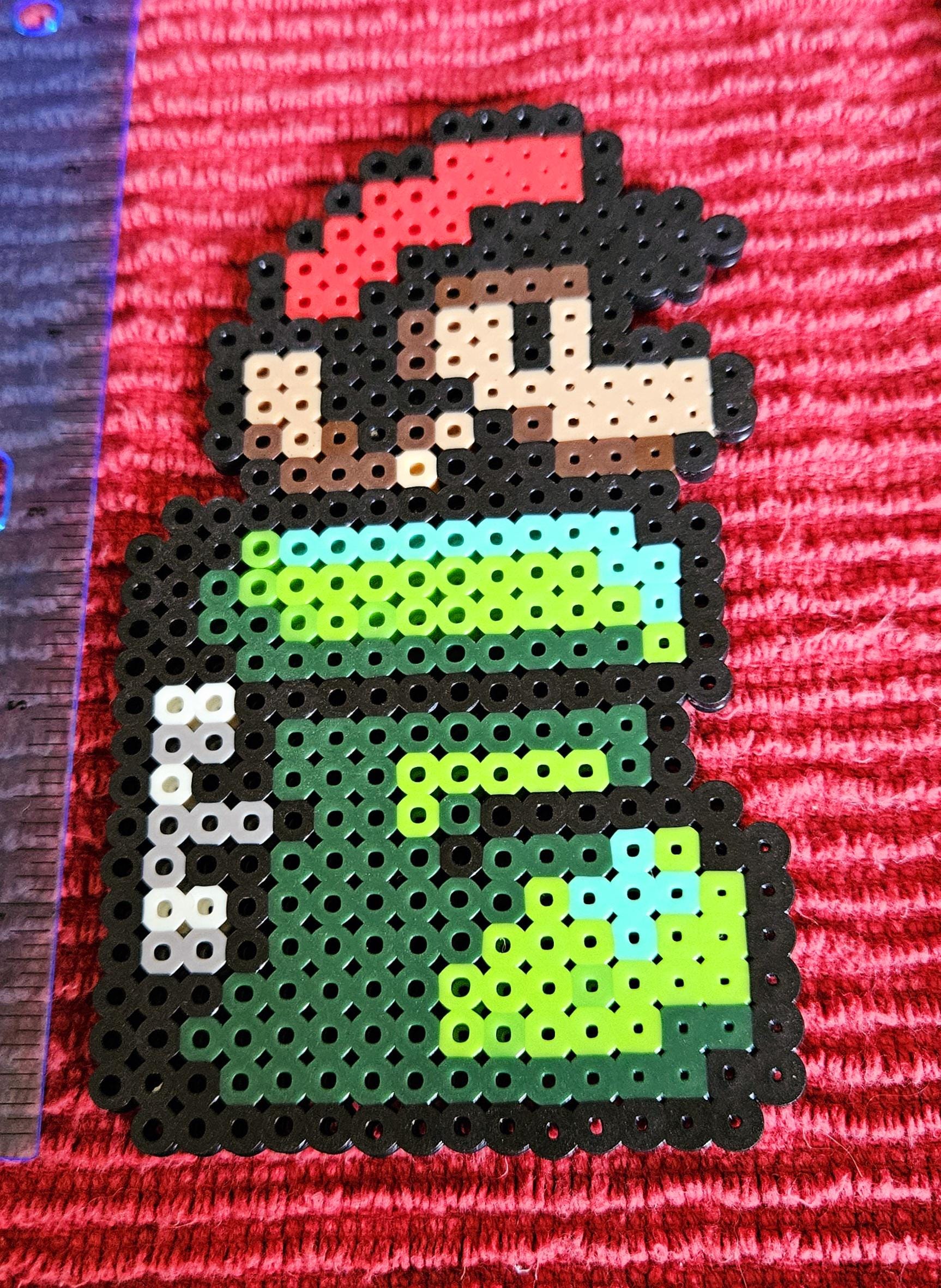Super Mario in Sock, Goomba and Coin (ser of 3) Perler Magnets - Etsy