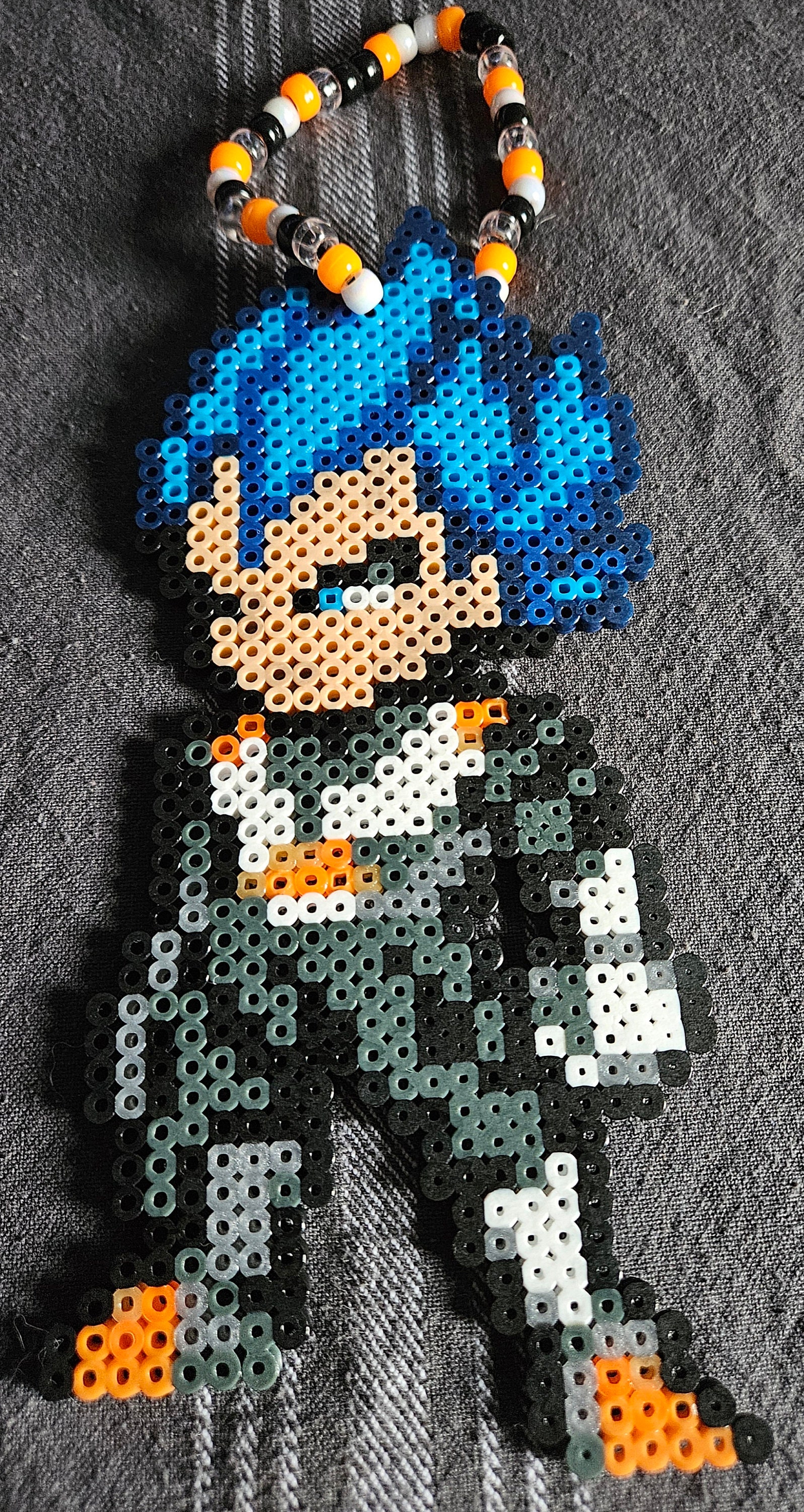 Vegeta DBZ Perler With Beads - Etsy