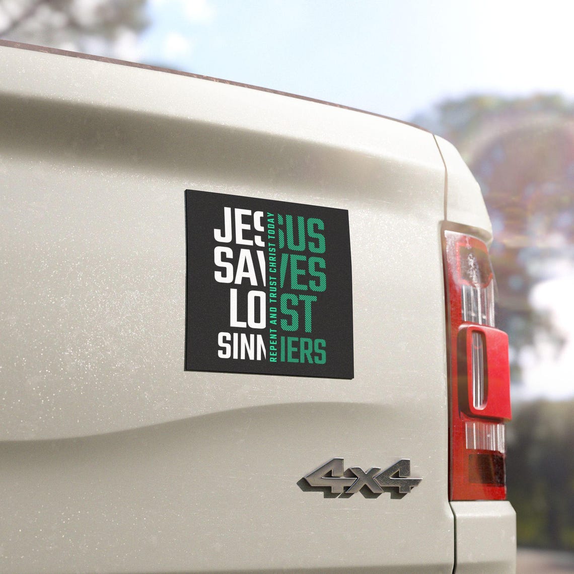 Jesus Saves Lost Sinners - Car Magnet - A Call to Repentance and Faith ...