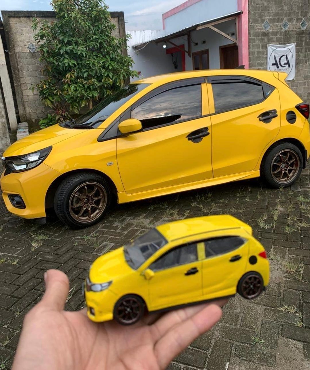 Custom Mini Car Handmade With Display Case and Authentication Card ...