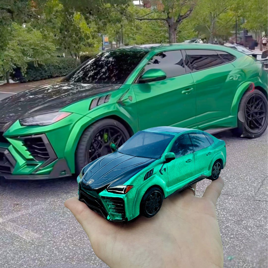 3D PRINT YOUR CAR - Custom Miniature Replica Model Car With Display ...