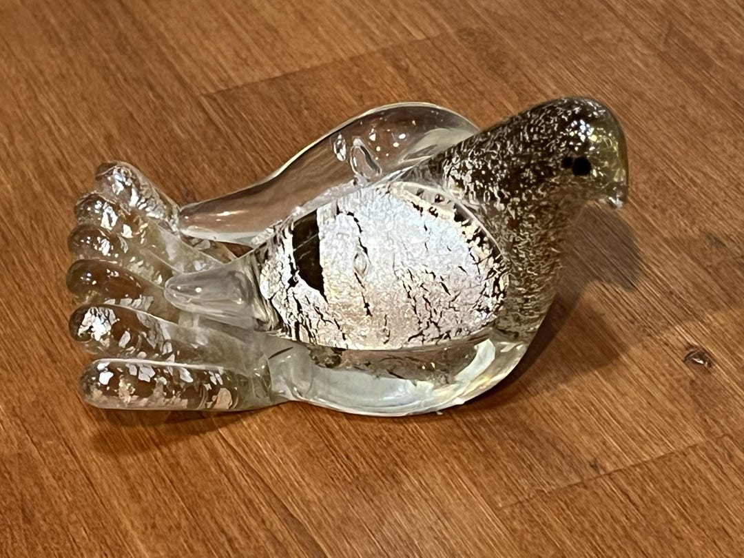 Handmade Lead Crystal Bird - Etsy