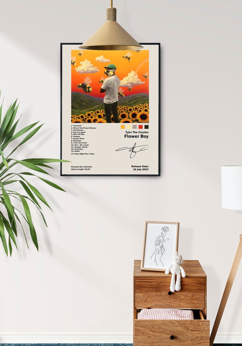 Tyler the Creator Set of 3 Minimalist Album Posters, Igor Tracklist ...