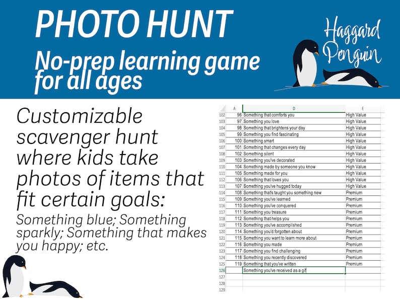 Photo Scavenger Hunt Game | Learning, Creativity, Bonding - Etsy Australia