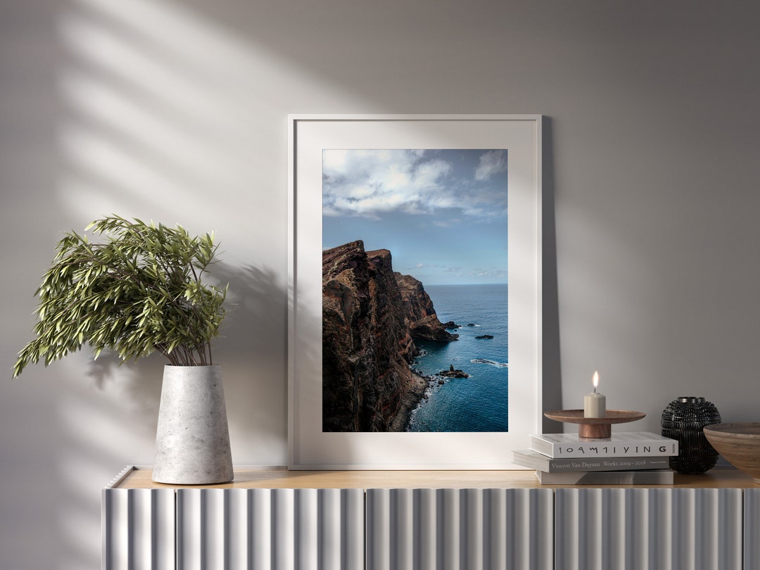 High Quality Sea Cliff Print, Physical Product, Nature Photography ...
