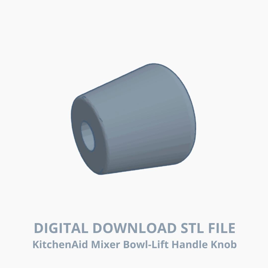 Kitchen Aid Lift-bowl Mixer Handle Knob - Digital Download STL File for ...